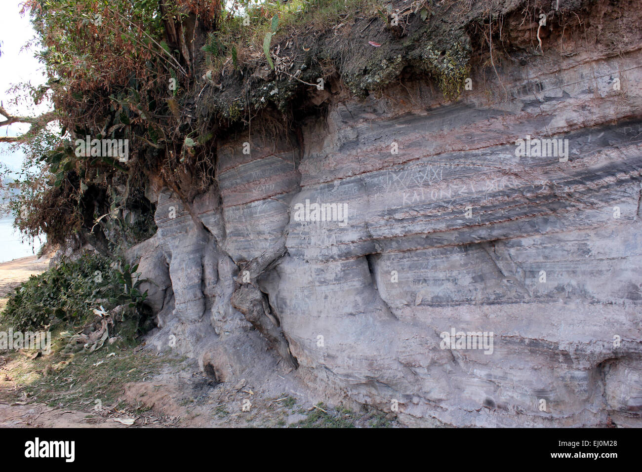 A cliff near Lake Bunyonyi in Western Uganda Stock Photo - Alamy