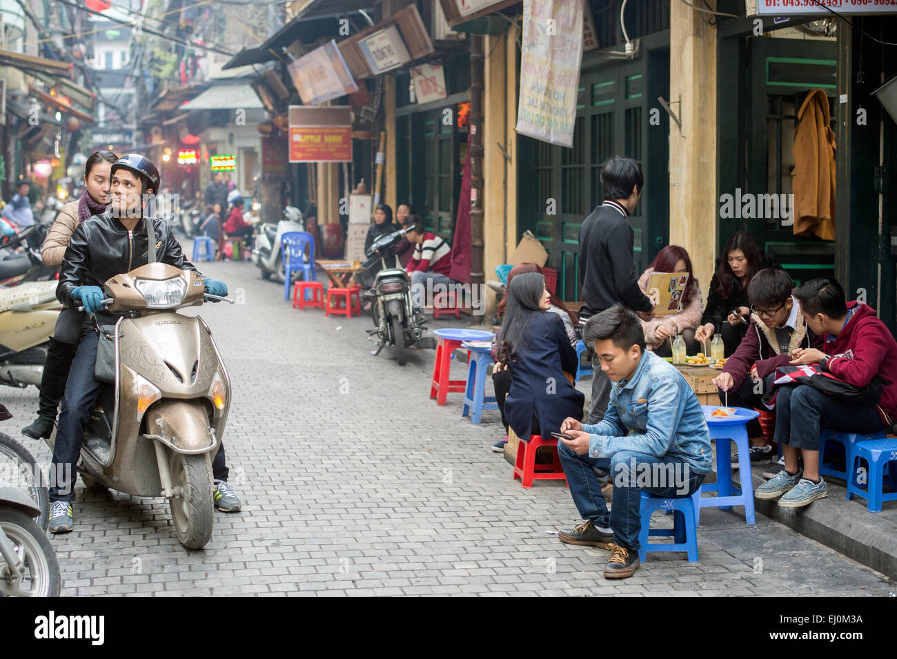 Hanoi vietnam street life city old quarter hi-res stock photography and ...