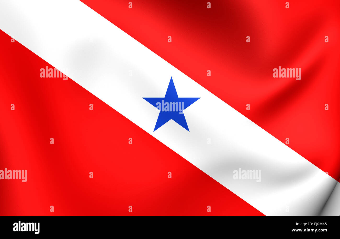 Flag of Para, Brazil. Close Up Stock Photo - Alamy