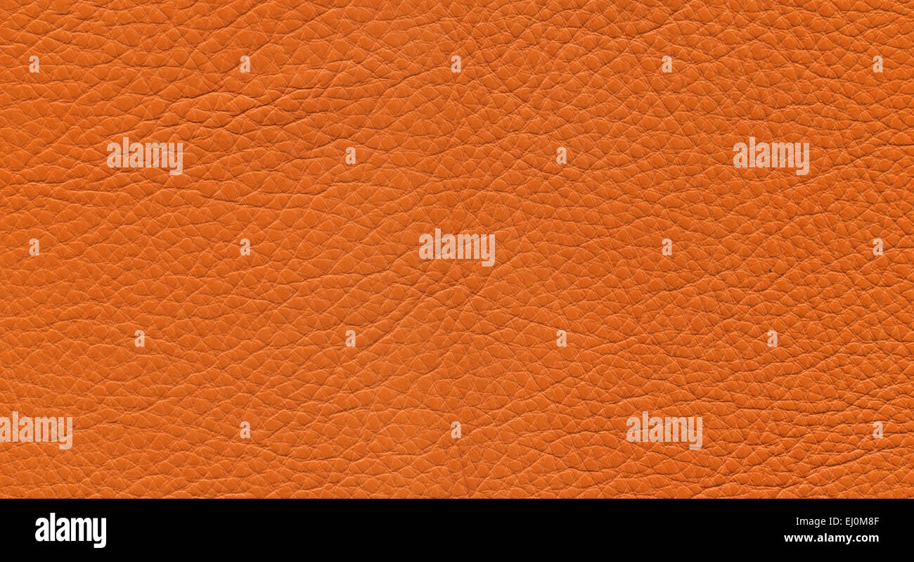 Orange leather texture Stock Photo - Alamy