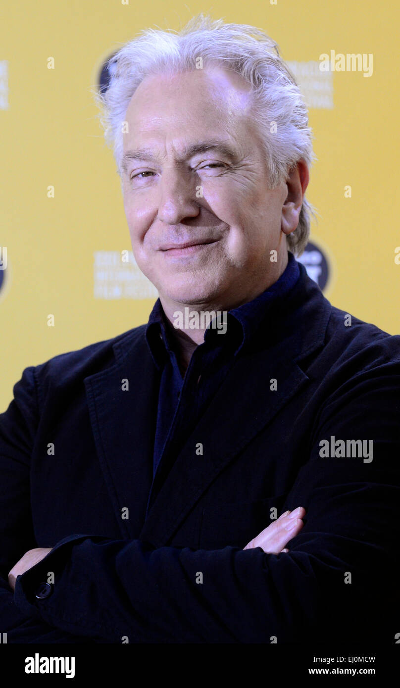 Alan rickman 2015 hi-res stock photography and images - Alamy