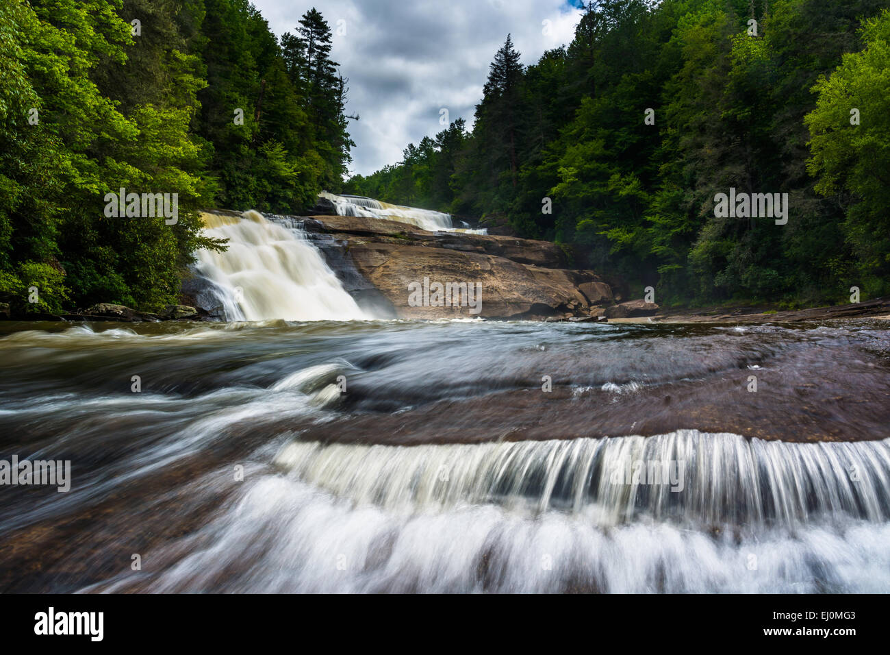 Dupont state forest triple falls hi-res stock photography and images ...