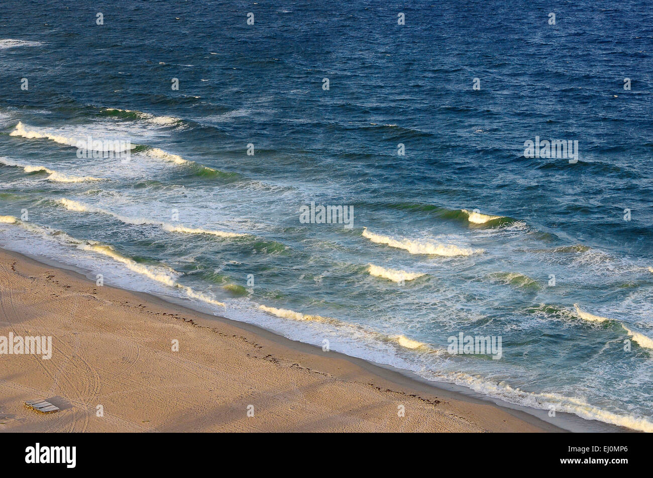 Atlantic Ocean Overhead View Stock Photo - Alamy