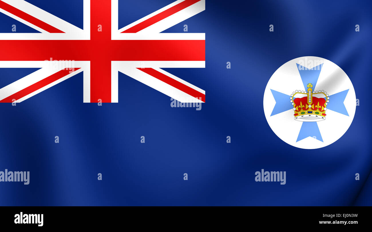 Australia fluttering flag hi-res stock photography and images - Alamy
