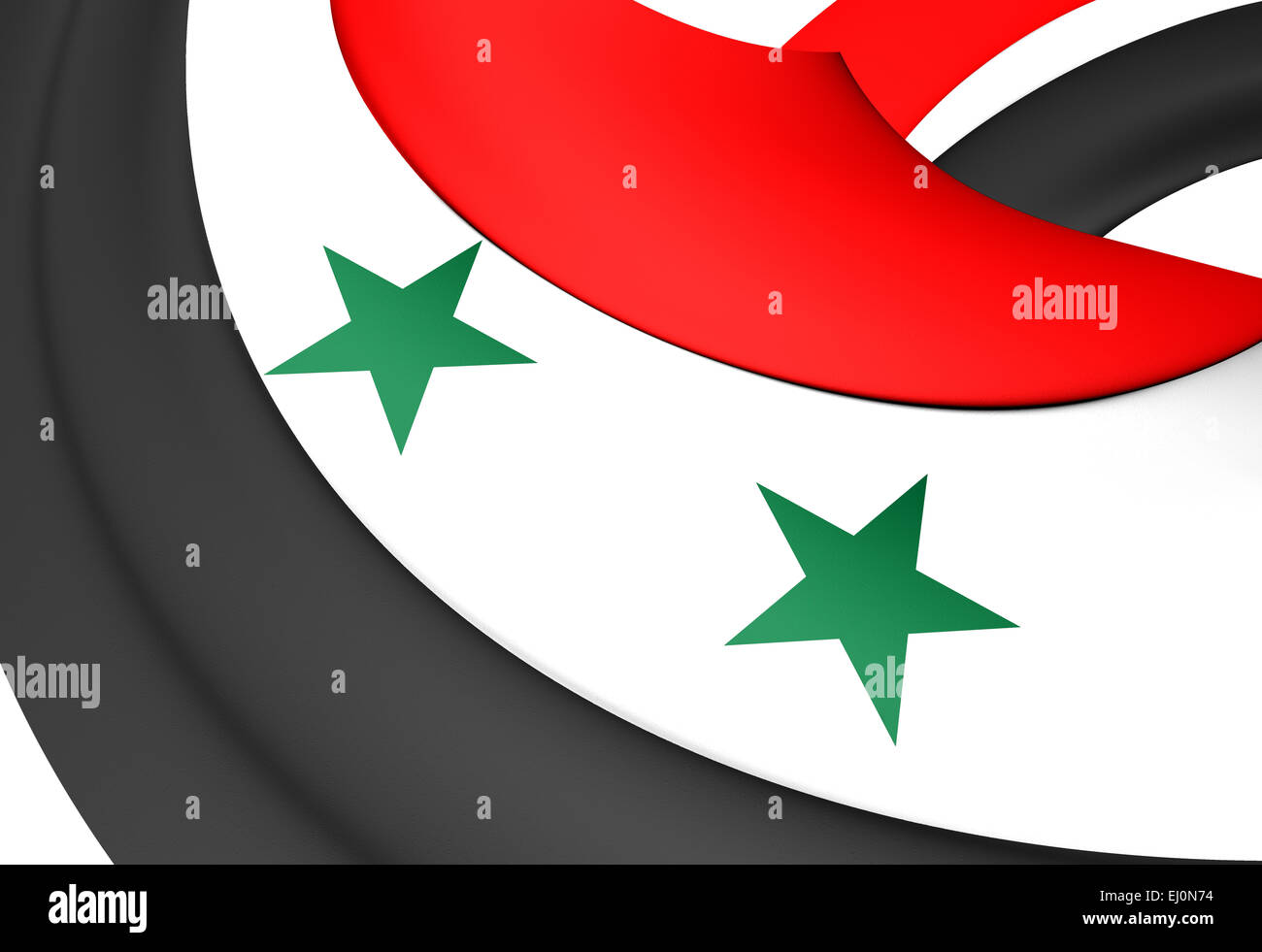 Syria flag illustration hi-res stock photography and images - Alamy