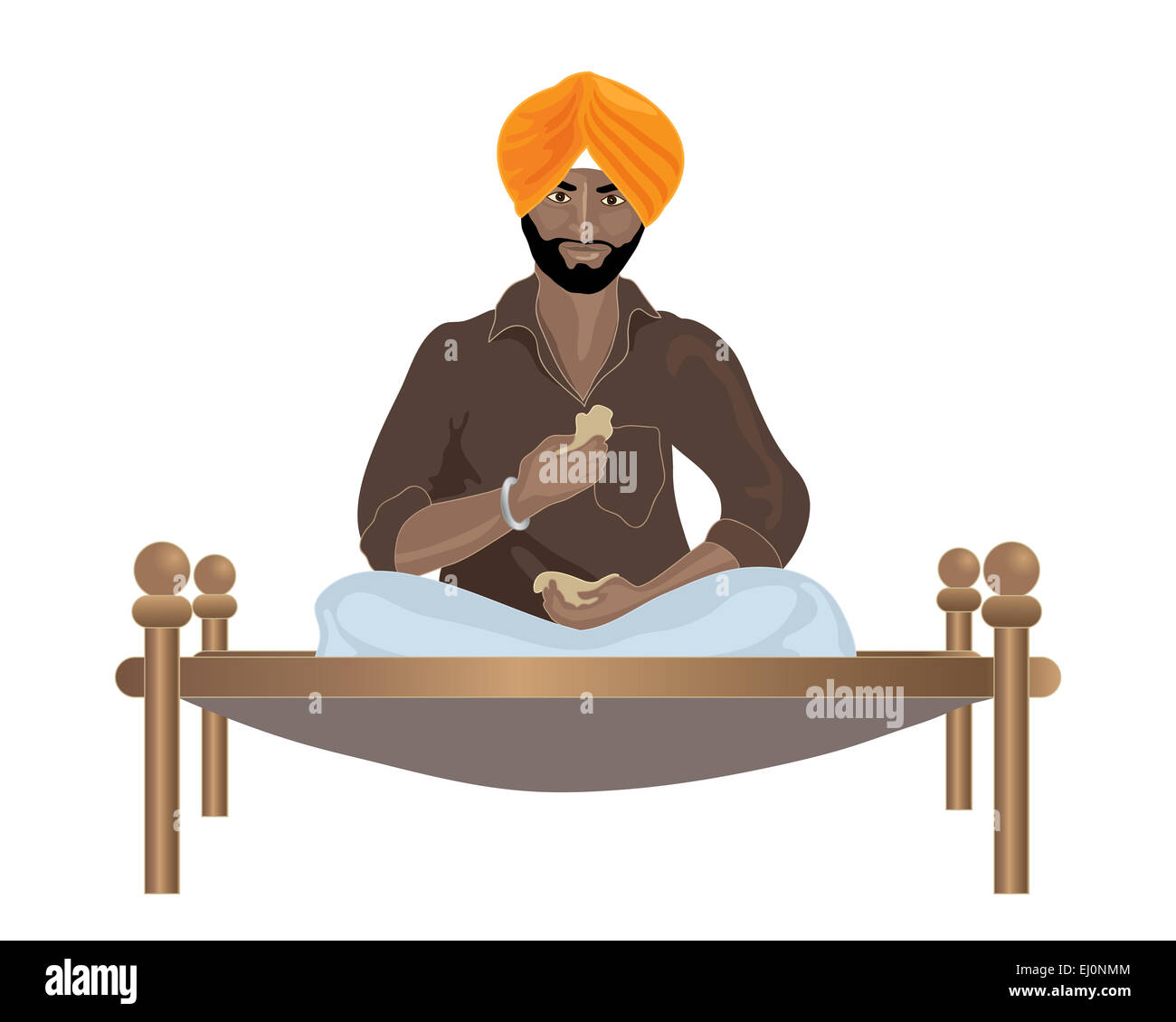 Illustration Sikh Sikhism Stock Photos & Illustration Sikh Sikhism ...