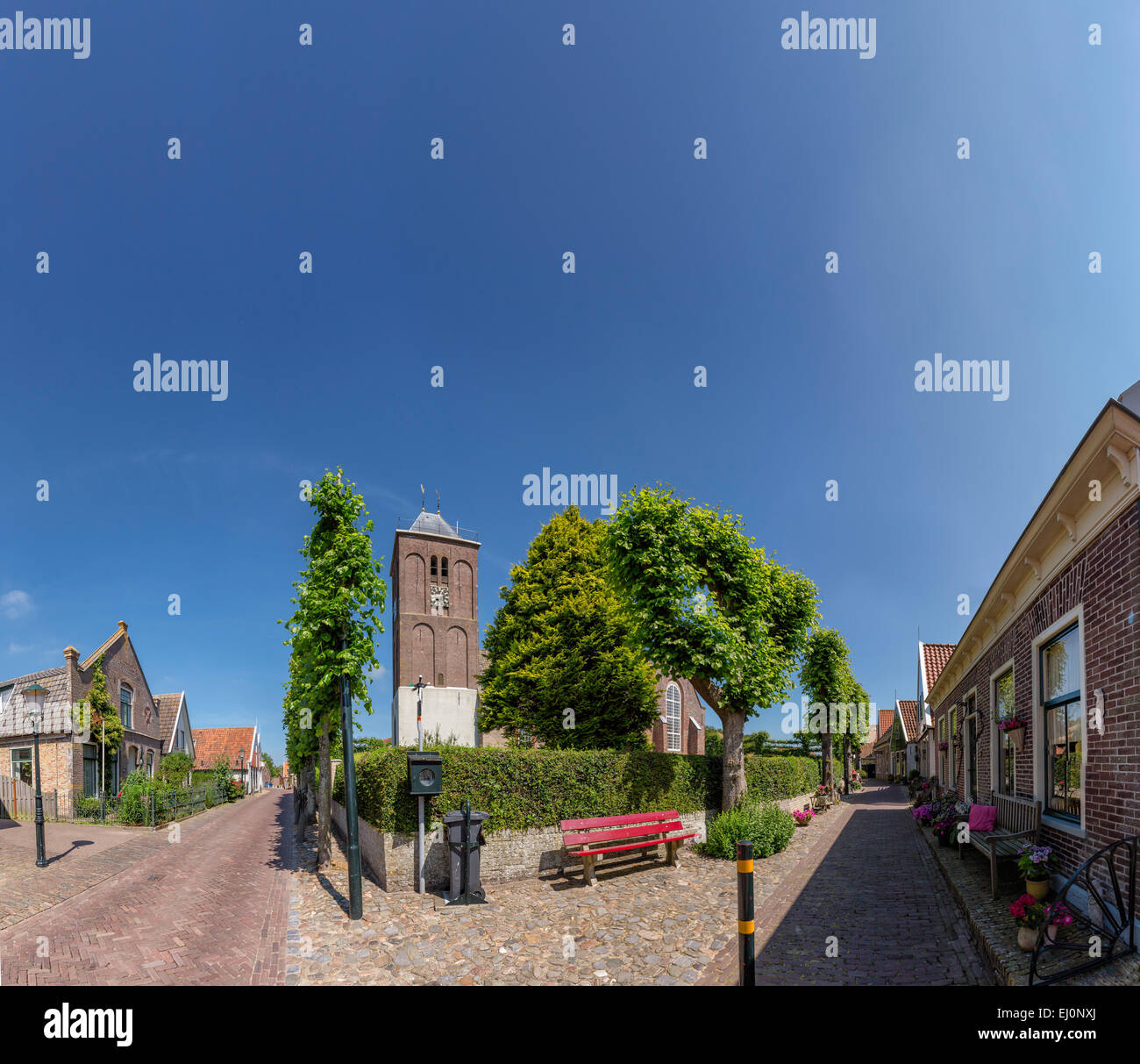 Netherlands, Holland, Europe, Oosterend, Texel, Noord-Holland, village ...