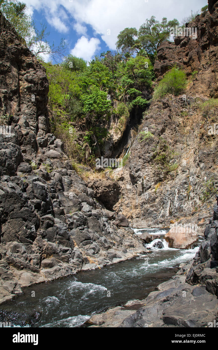 Africa, brook, rift, scenery, landscape, travel, Rift Valley, gulch ...