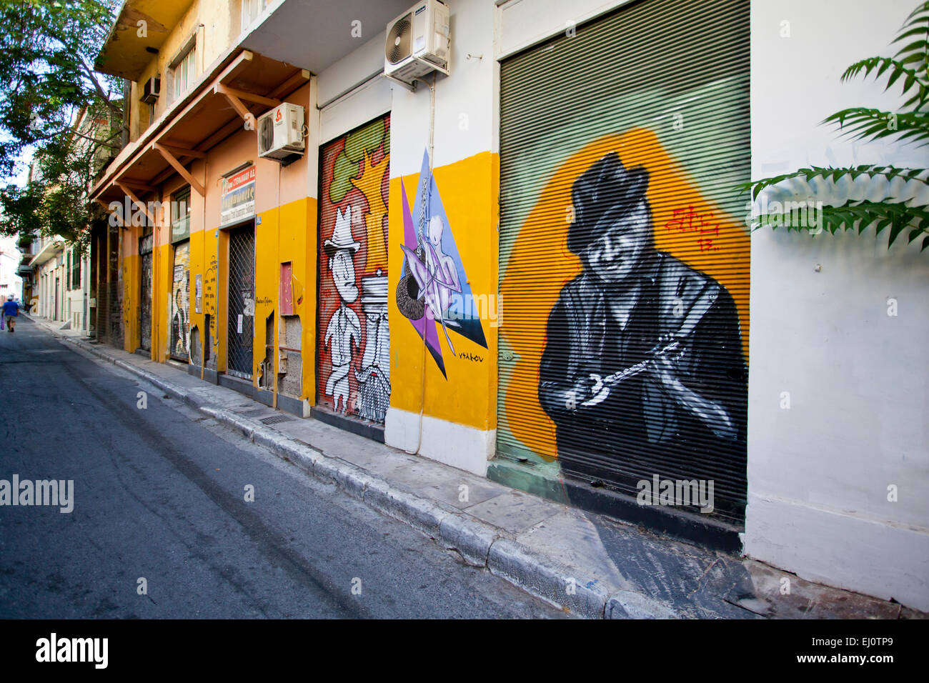 Athens street Graffiti in Athens, Greece Stock Photo - Alamy