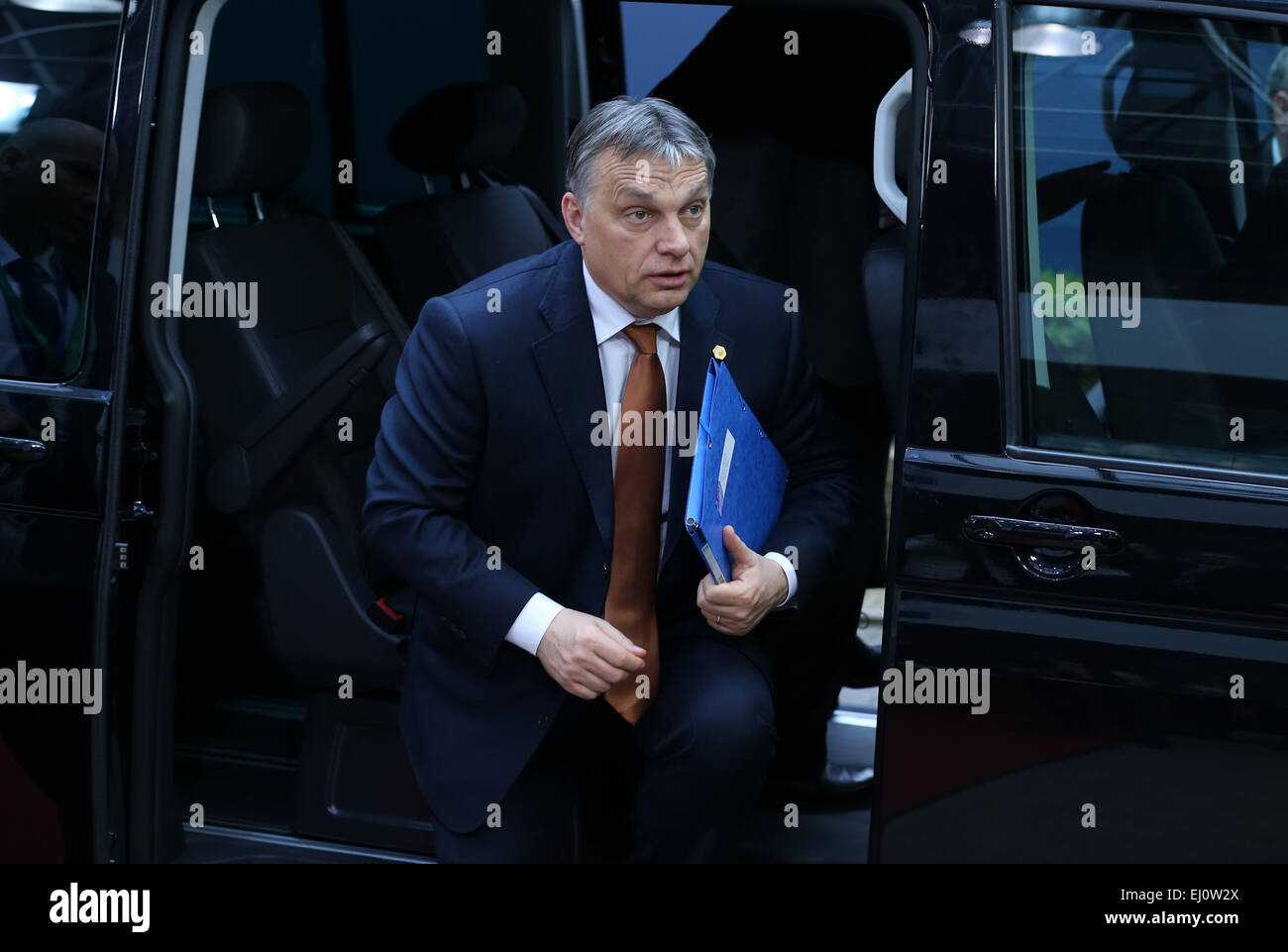 Brussels, Beglium. 19th Mar, 2015. Hungary's Prime Minister Viktor ...