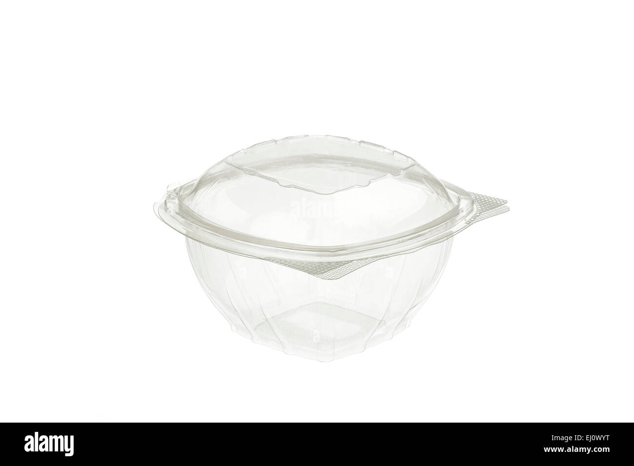 transparent plastic container isolated on white Stock Photo - Alamy