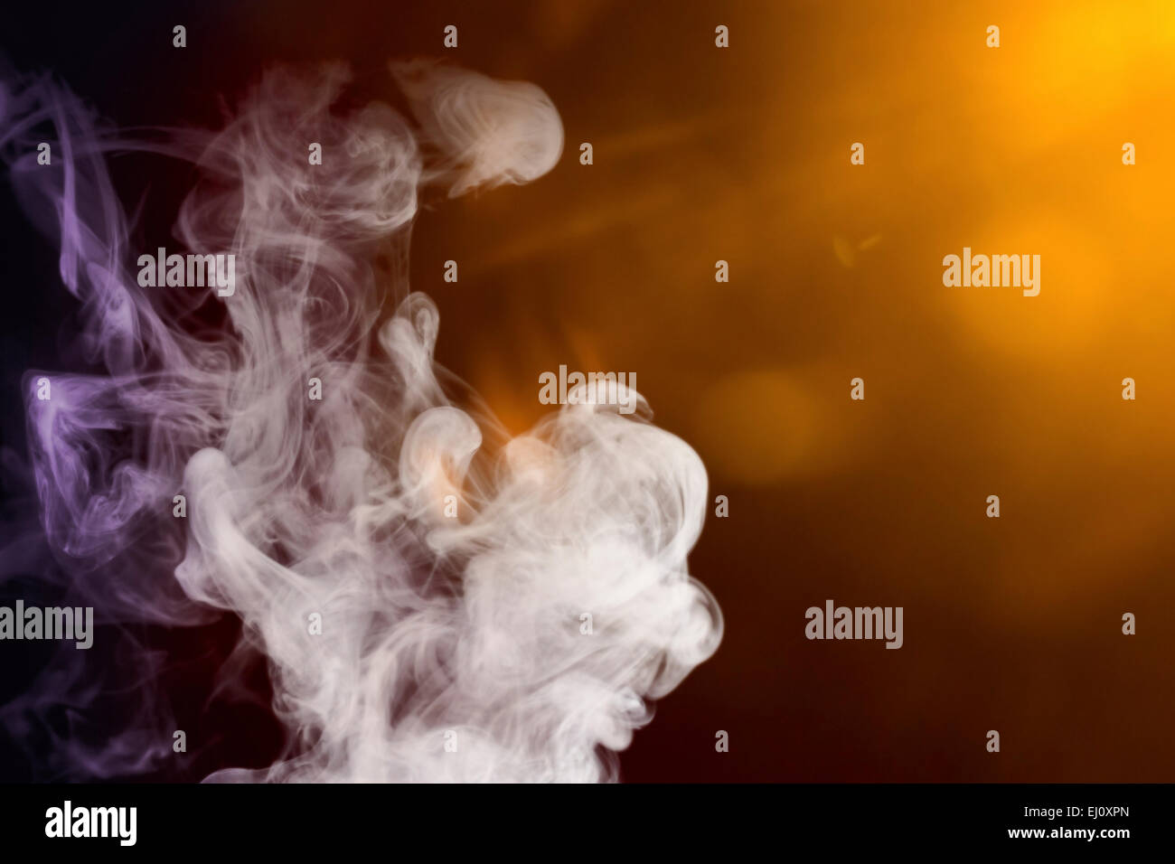 smoke with colored lights for compositions and overlays Stock Photo - Alamy