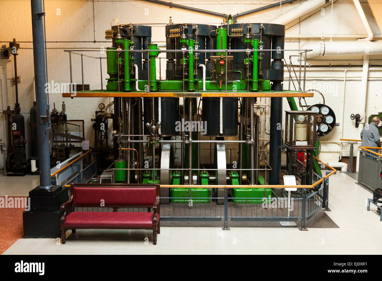 Hathorn Davey steam engine - or triple as it is known - at the London ...