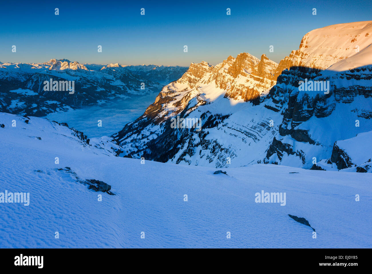 Alps, view, mountain, mountain panorama, mountains, mountain massif ...