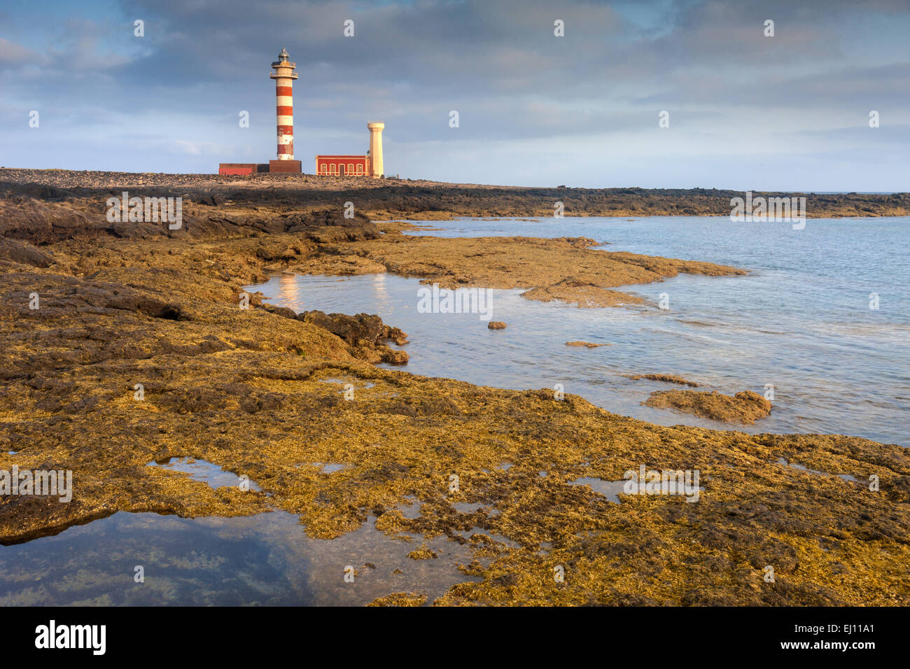 Faro de El Toston, Spain, Europe, Canary islands, Fuerteventura, coast ...