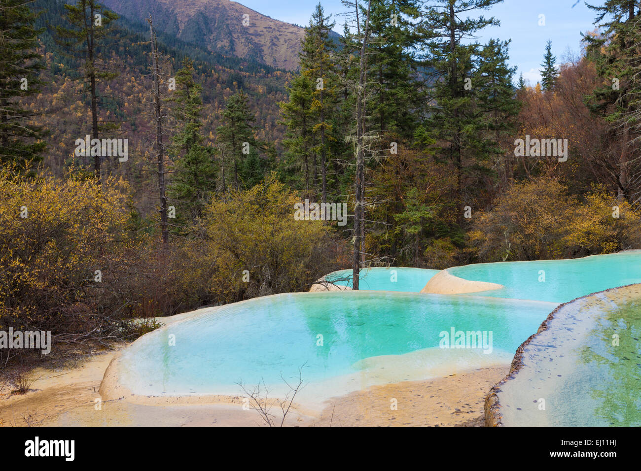 Jiuzhaigou, national park, Fairy pool, China, Asia, province, Sichuan ...
