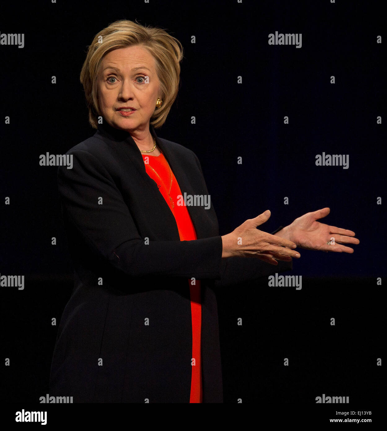Atlantic City, New Jersey, USA. 19th March, 2015. HILLARY CLINTON ...