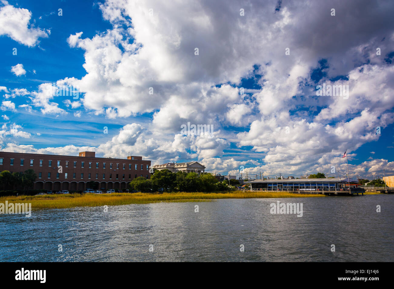 Buildings on the waterfront in Charleston, South Carolina Stock Photo ...