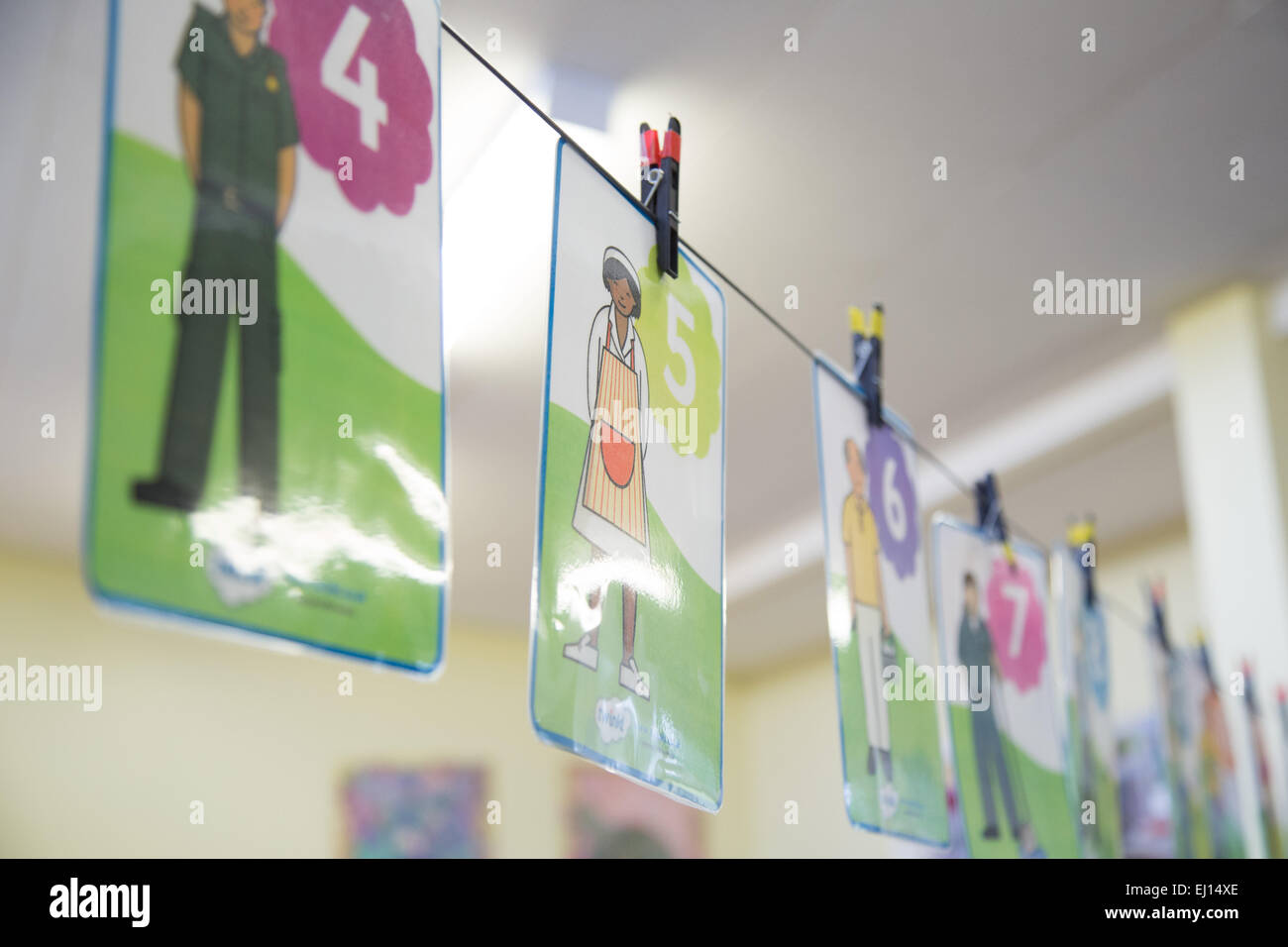 Learning numbers in english hi-res stock photography and images - Alamy