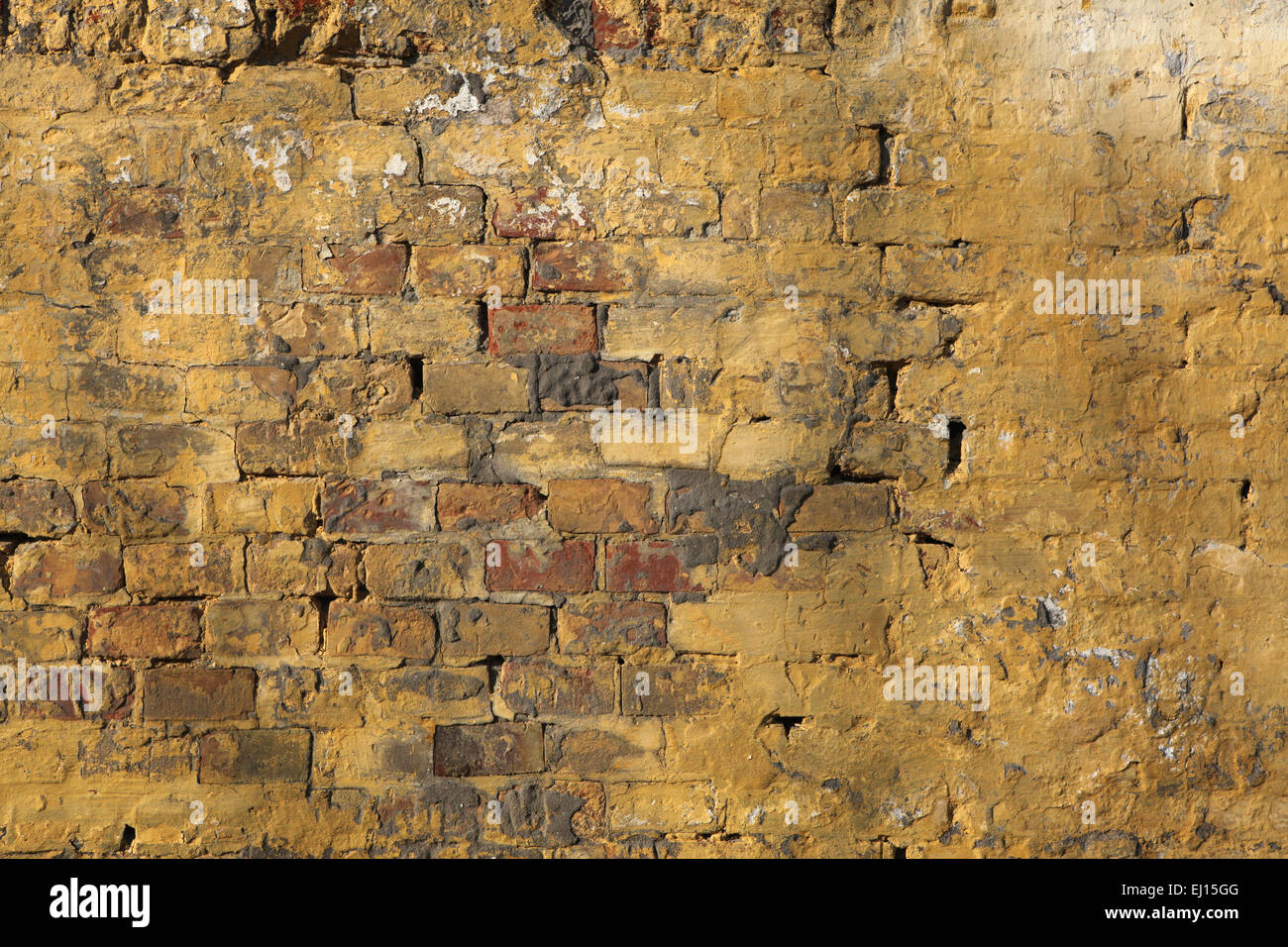 Plaster brick wall detail hi-res stock photography and images - Alamy