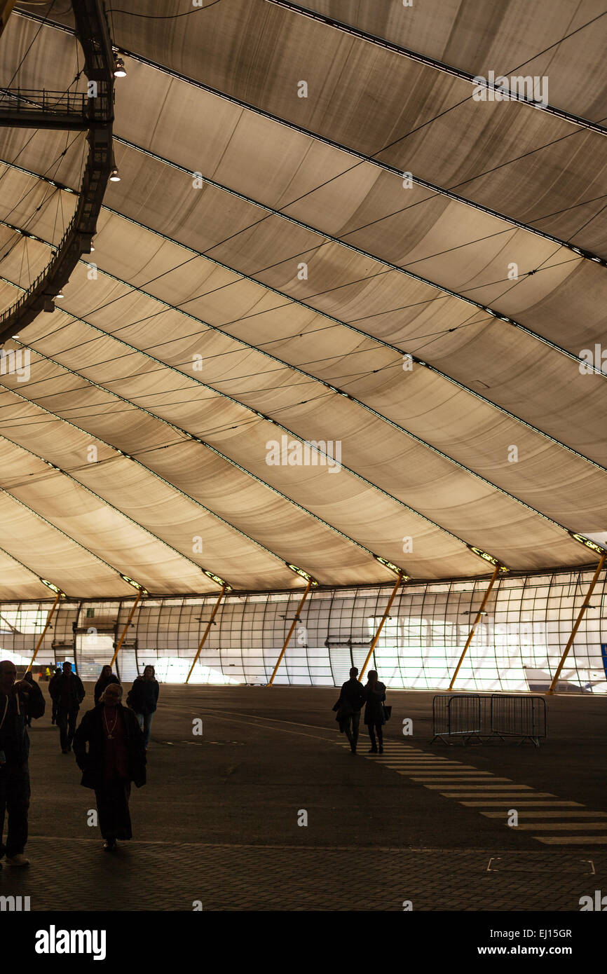 Inside of the O2 building in Greenwich, London, UK Stock Photo - Alamy