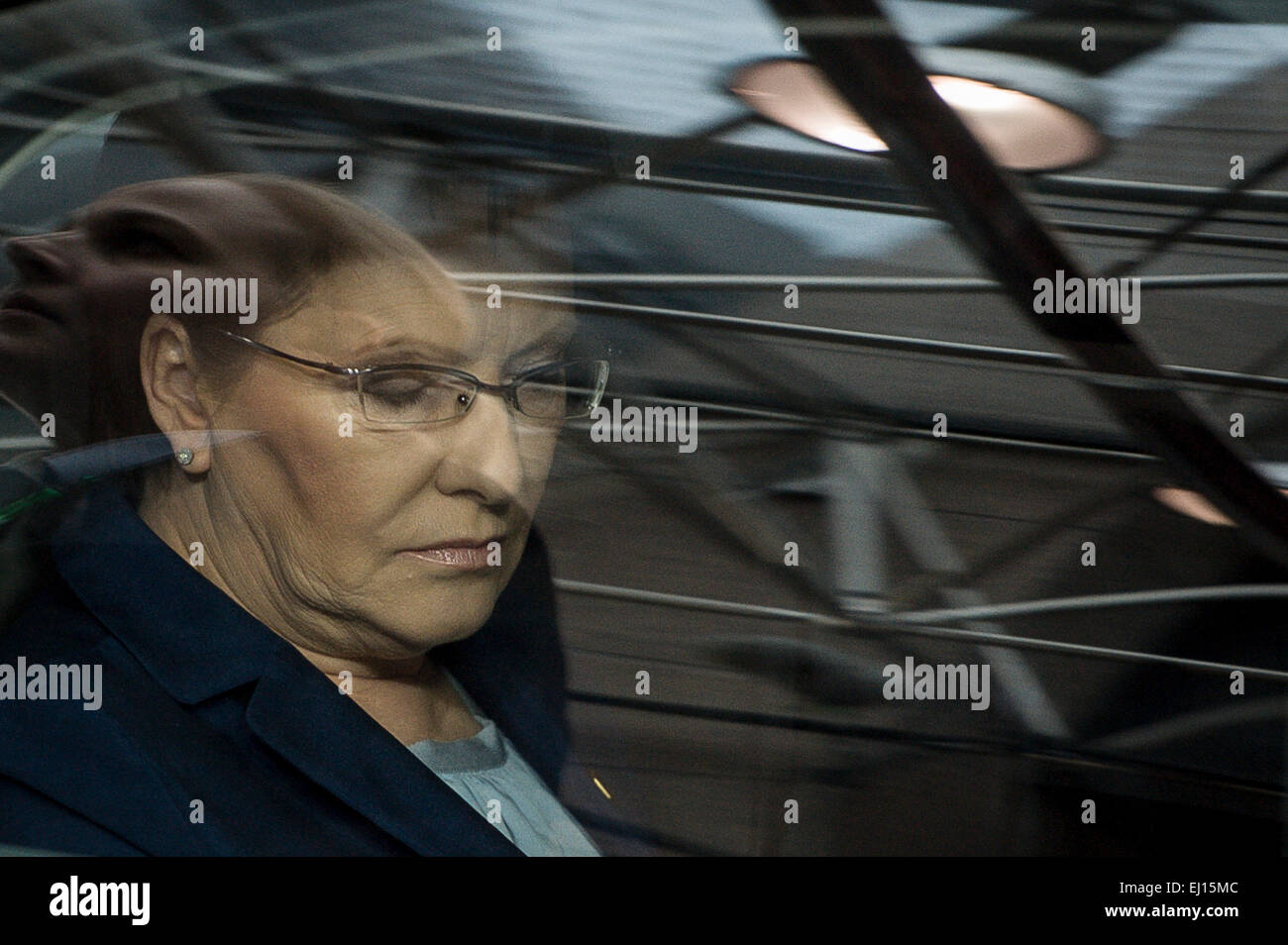 Polish Prime Minister Ewa Kopacz arrives ahead of the EU Summit at European Council headquarters ...