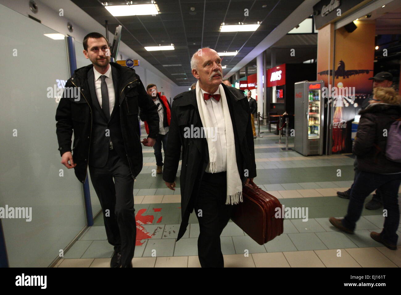 Gdansk, Poland 19th, March 2015 Far right politician Janusz Korwin ...