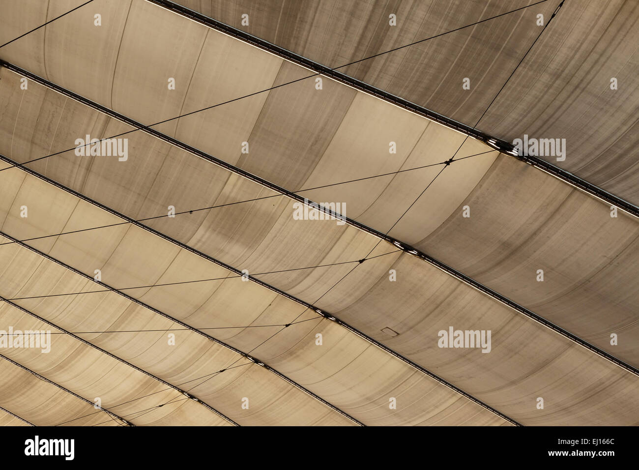 Detail of O2 (London, UK) roof Stock Photo - Alamy