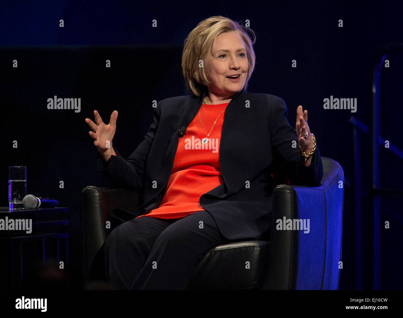 Atlantic City, New Jersey, USA. 19th March, 2015. HILLARY CLINTON ...