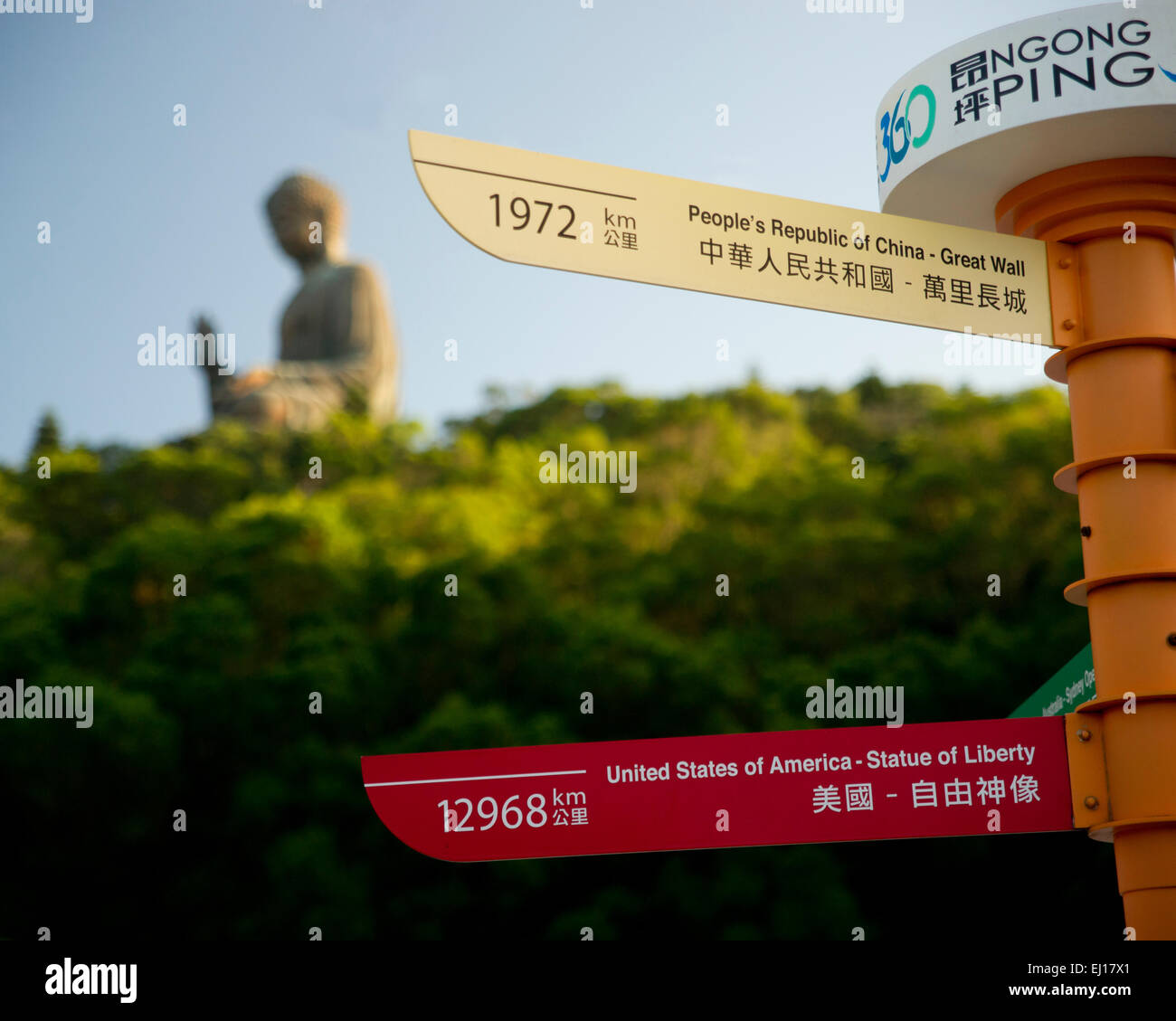 Tian Tan Buddha, Po Lin Monastery, Hong Kong Stock Photo - Alamy