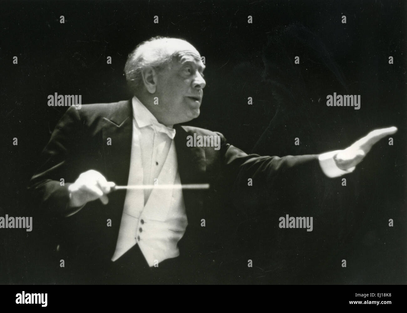 EUGENE ORMANDY (1899-1985) Hungarian conductor about 1970 Stock Photo ...