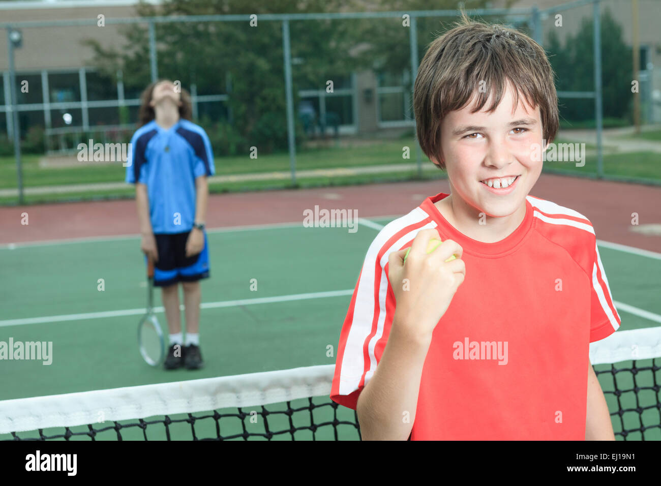 boy tennis player Stock Photo - Alamy
