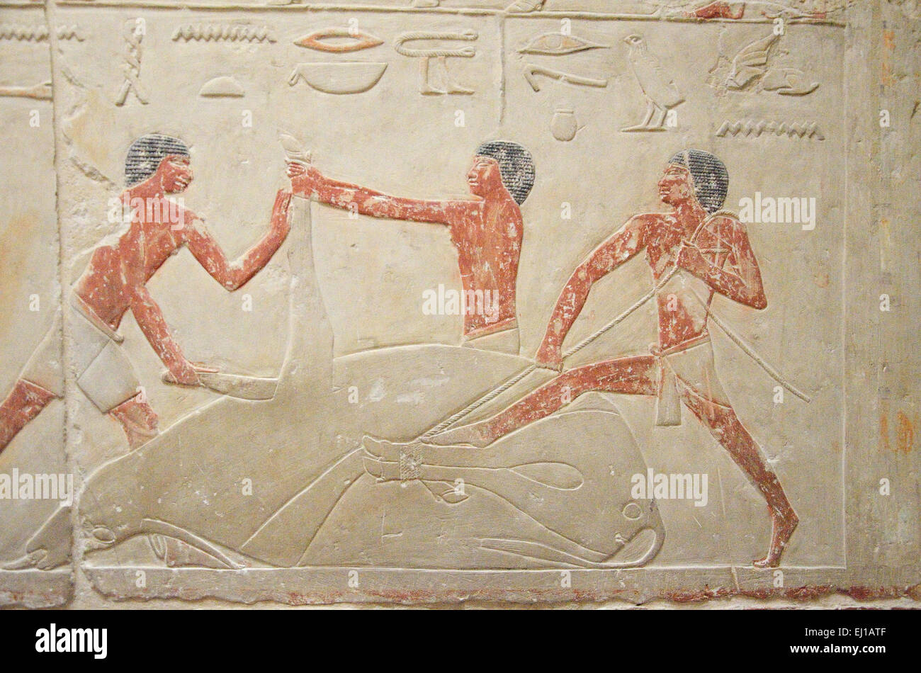 Ancient egyptian mural painting hi-res stock photography and images - Alamy