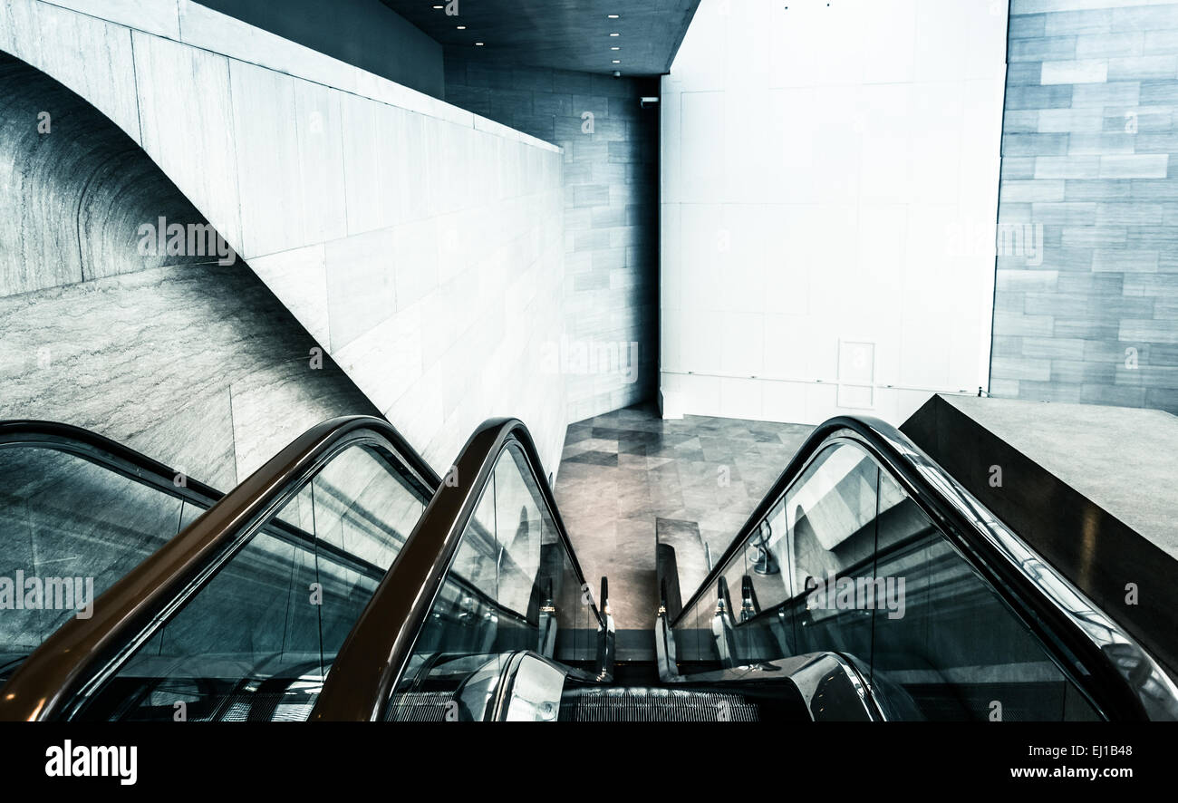 Escalator in the East Building of the National Gallery of Art, in Washington, DC Stock Photo - Alamy