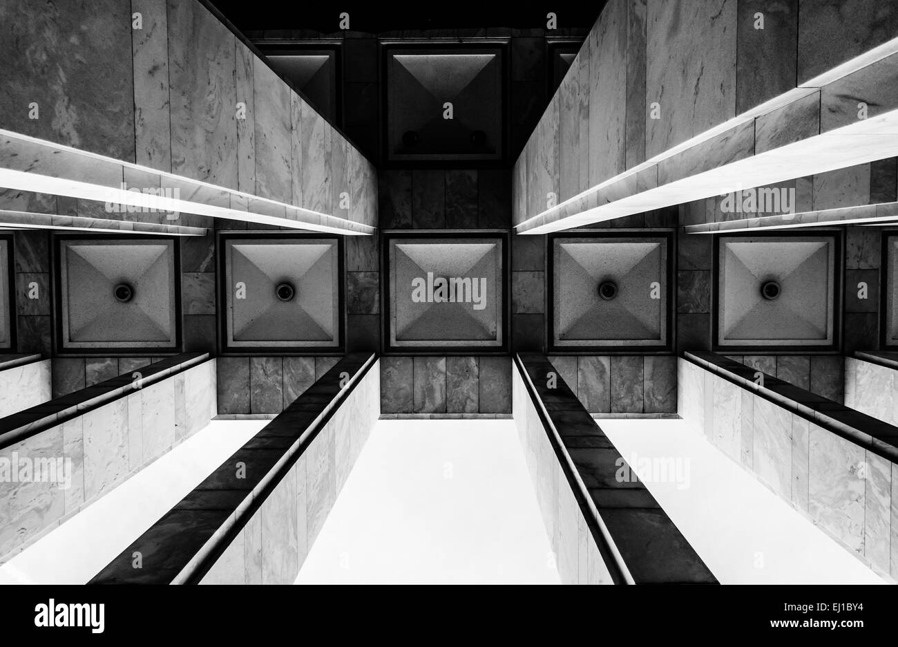 Exterior architecture details of the James Madison Building at the ...