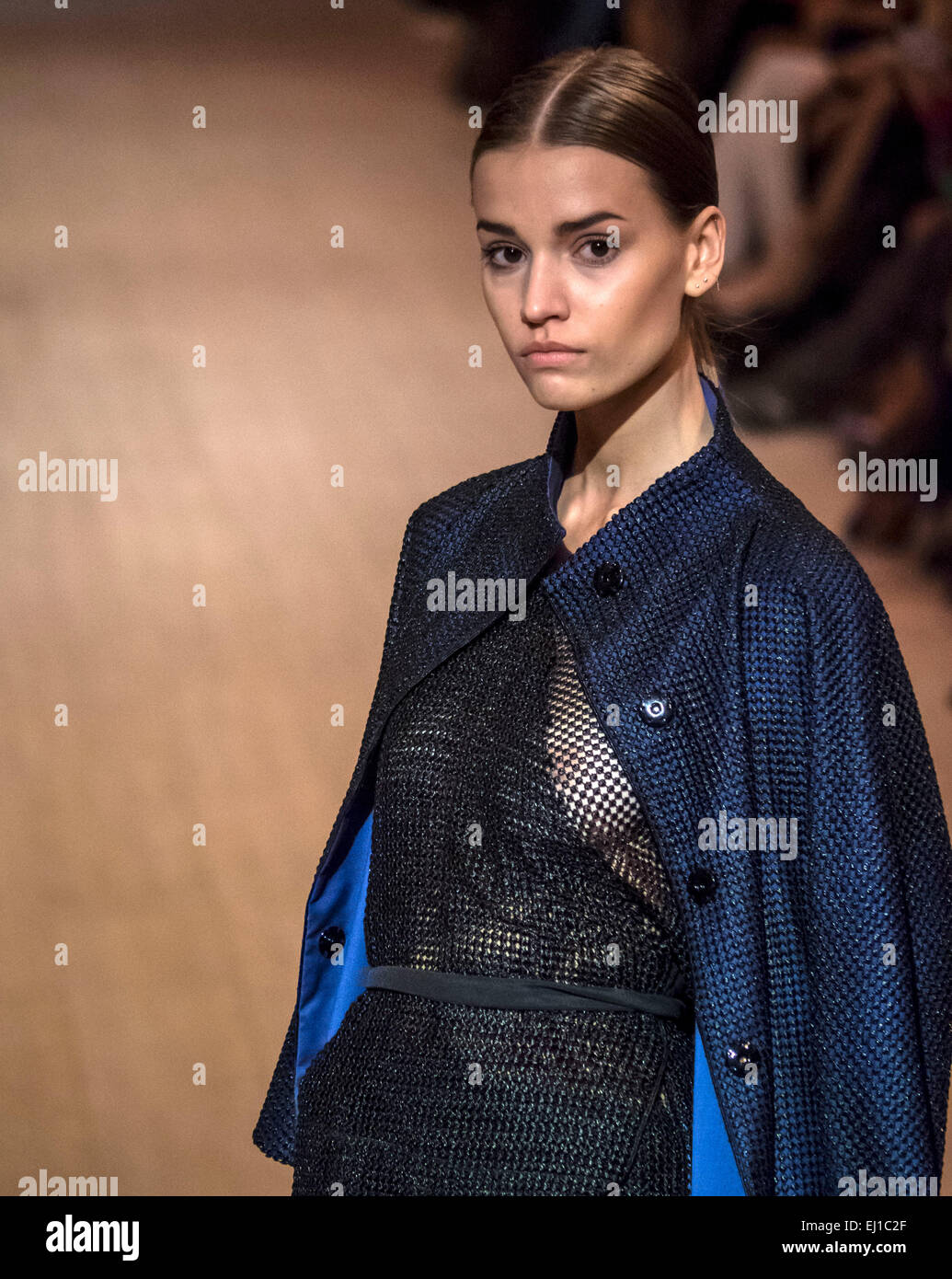 The model shows a new collection of Whatever clothing brand the 36th ...