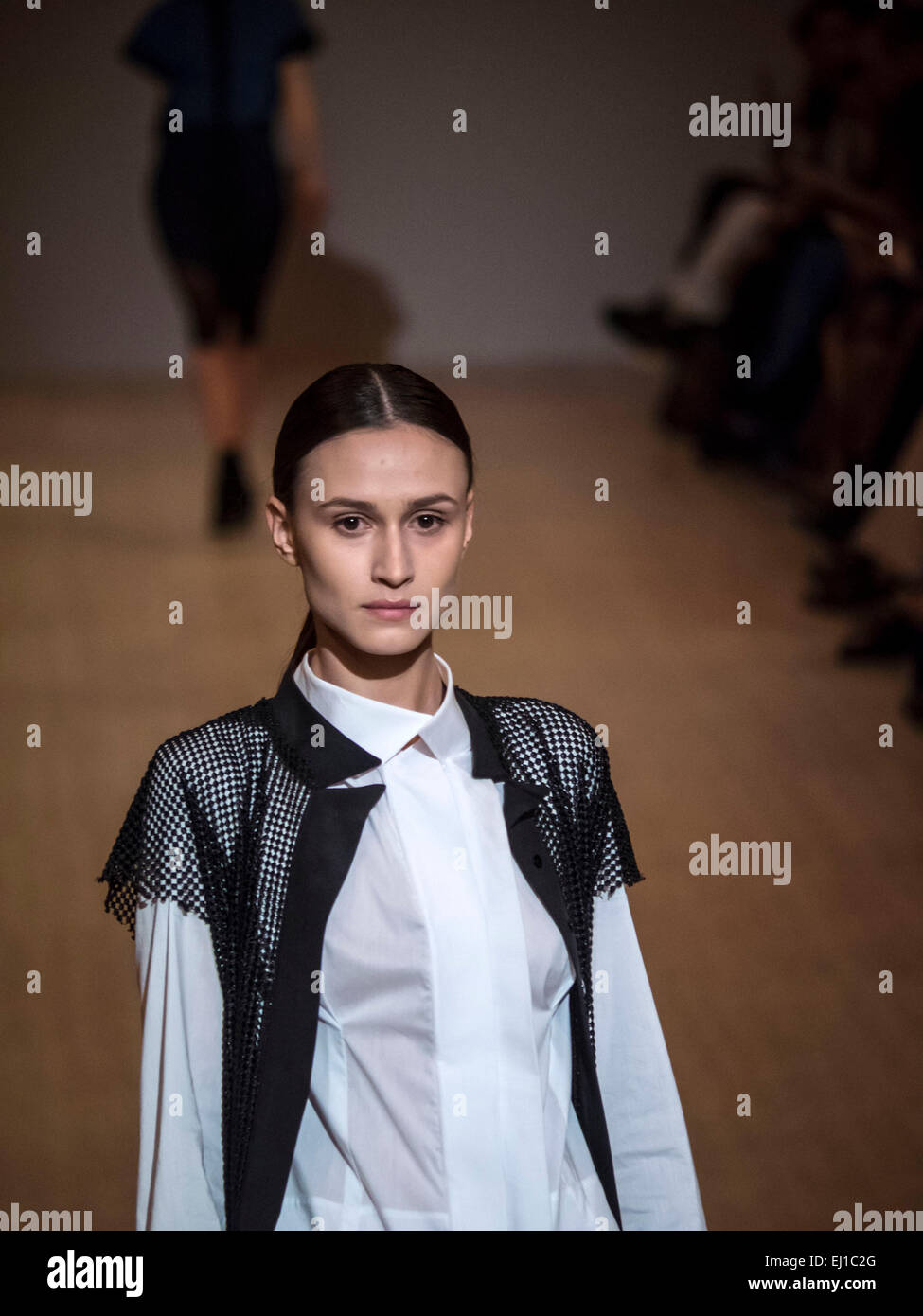 The model shows a new collection of Whatever clothing brand the 36th ...