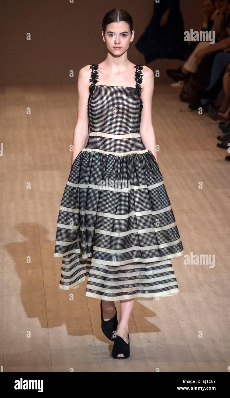 The model shows a new collection of Whatever clothing brand the 36th ...