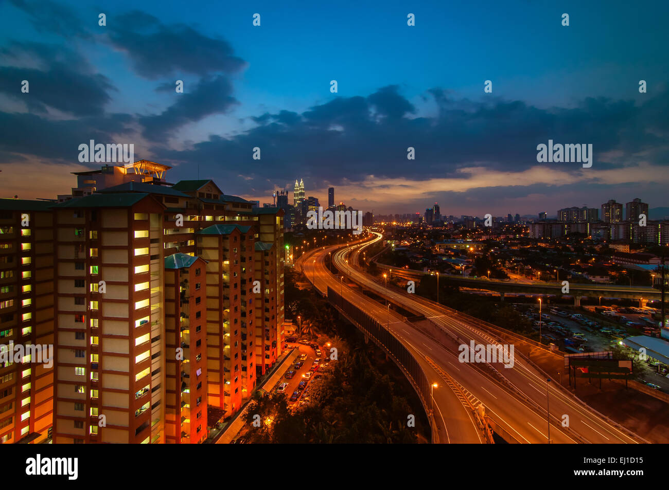sunset at port Klang Stock Photo - Alamy