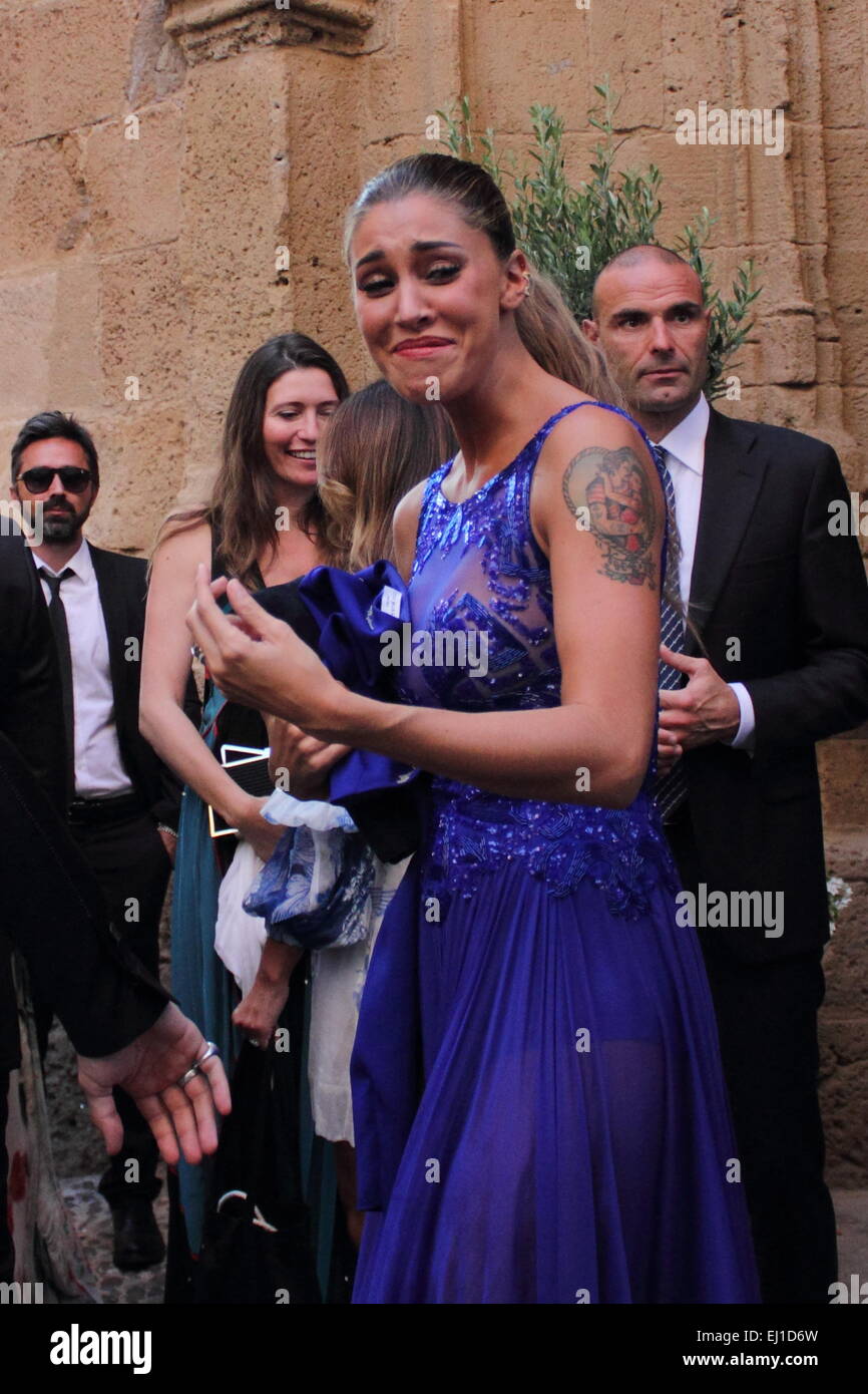 Elisabetta Canalis wedding as she marries surgeon Brian Perri in ...