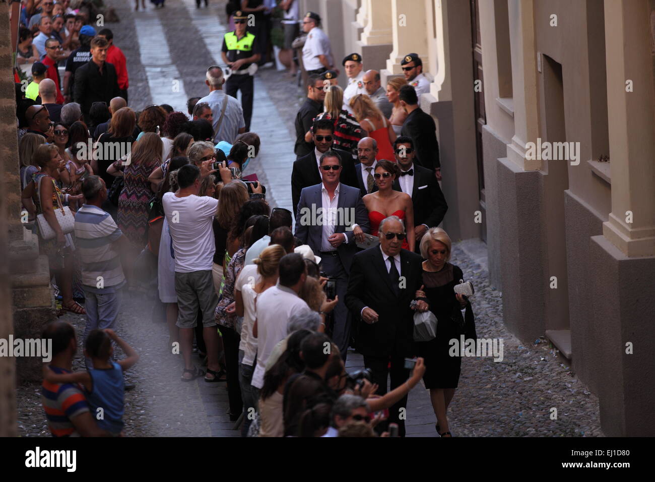 Elisabetta Canalis wedding as she marries surgeon Brian Perri in ...