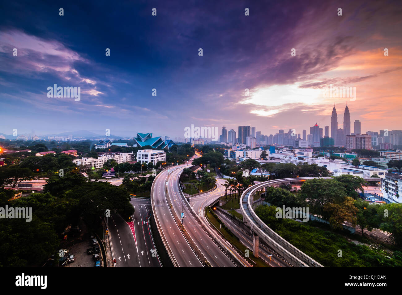 Petronas tower view from top hi-res stock photography and images - Alamy