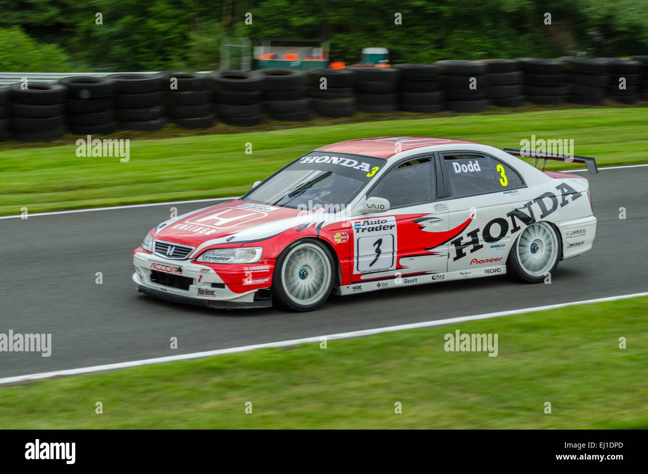 Dodd drives a classic Honda competes in a Classic Touring cars race at ...