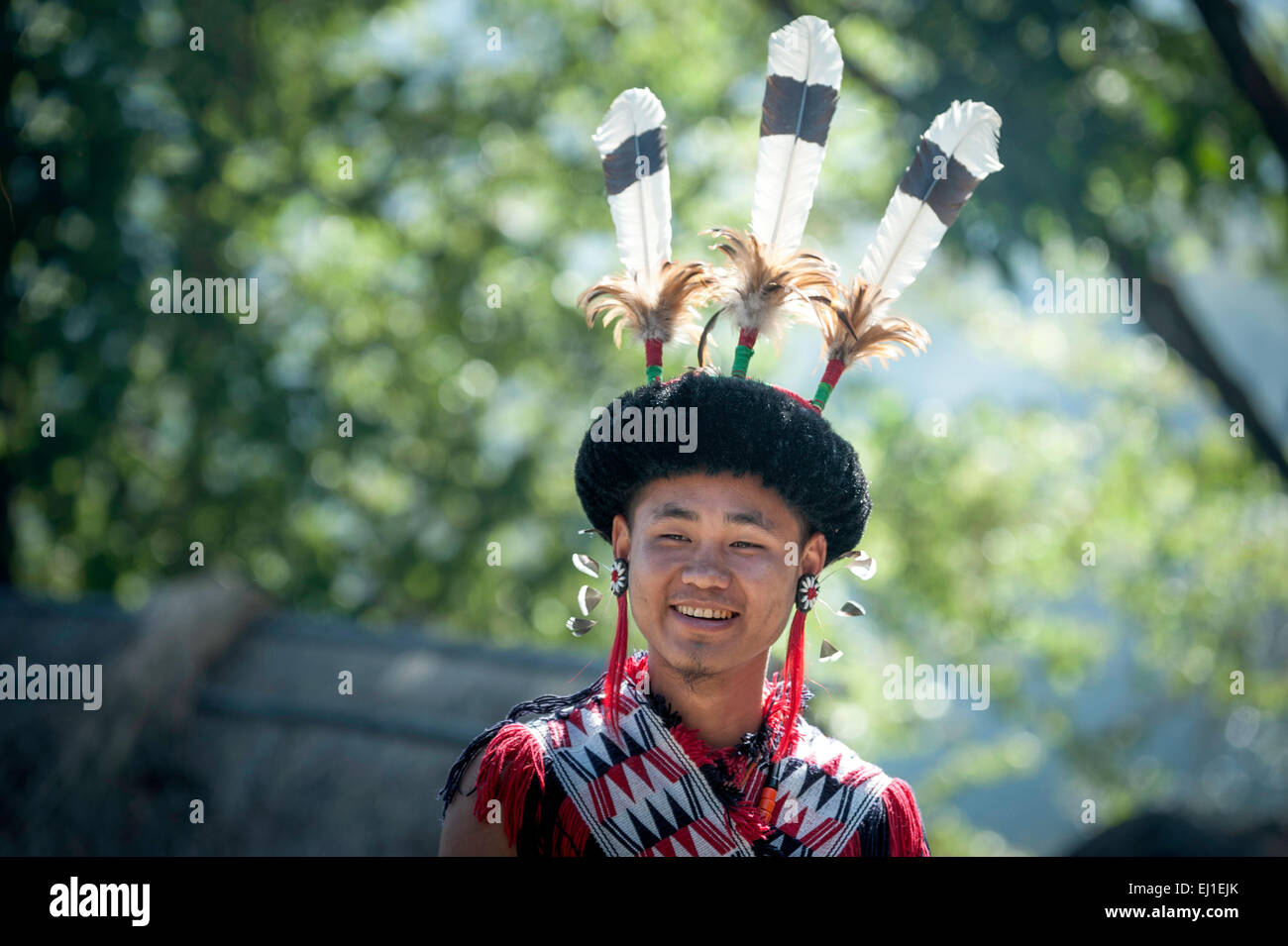 Rengma naga tribe at hornbill festival hi-res stock photography and ...