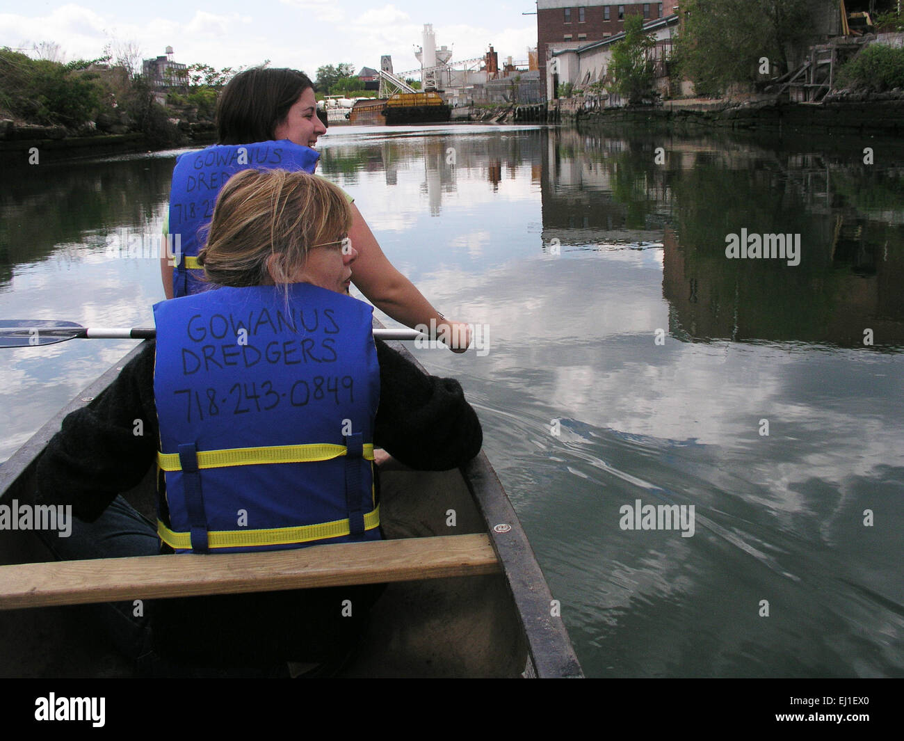 Gowanus dredgers canoe club in Brooklyn NY Stock Photo - Alamy