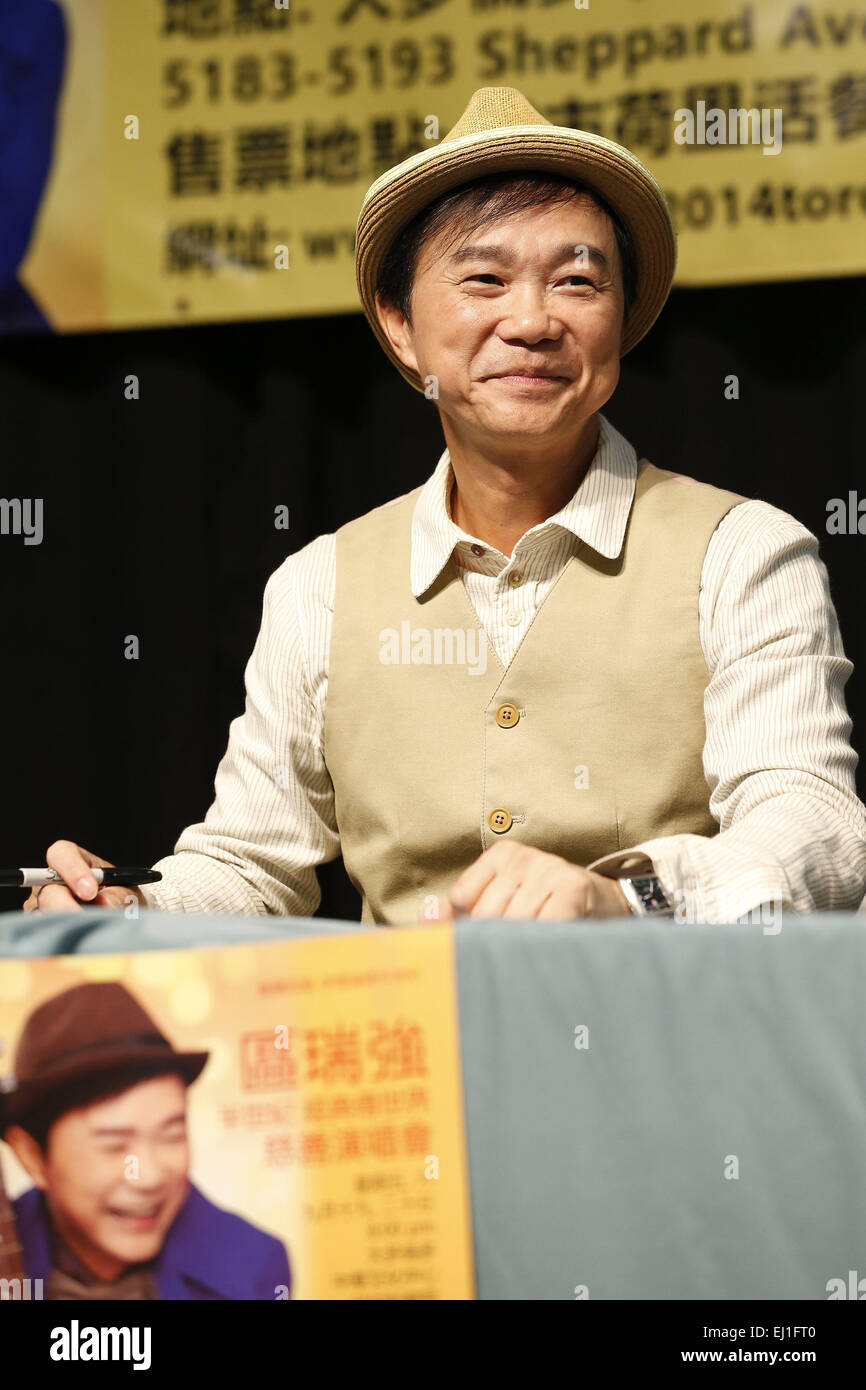 Hong Kong English pop and Cantopop singer Albert Au press conference in ...