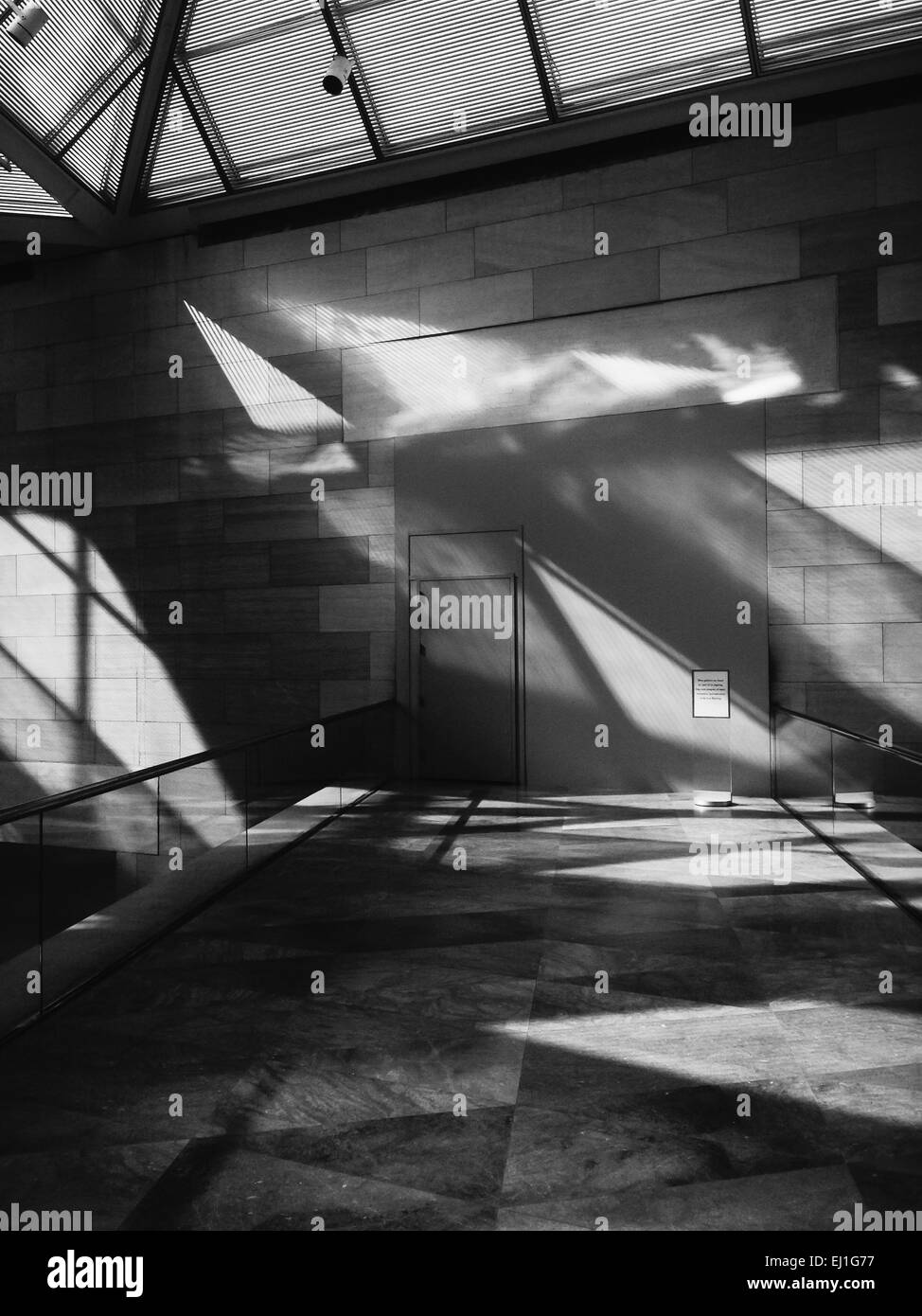 Shadows and light in the East Building of the National Gallery of Art ...