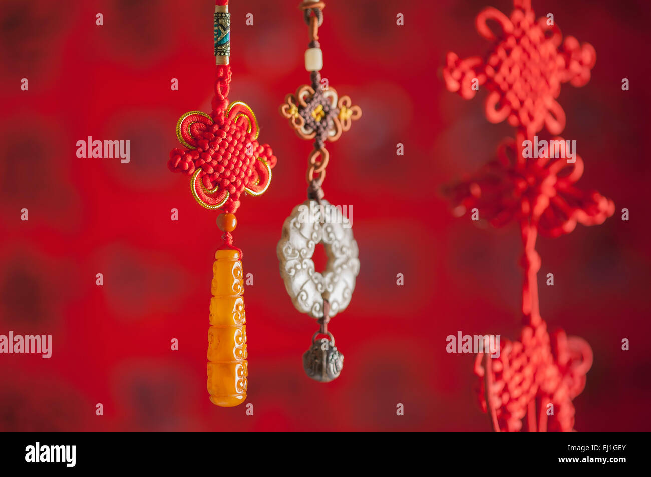 Chinese Knotting, Jade Stock Photo - Alamy