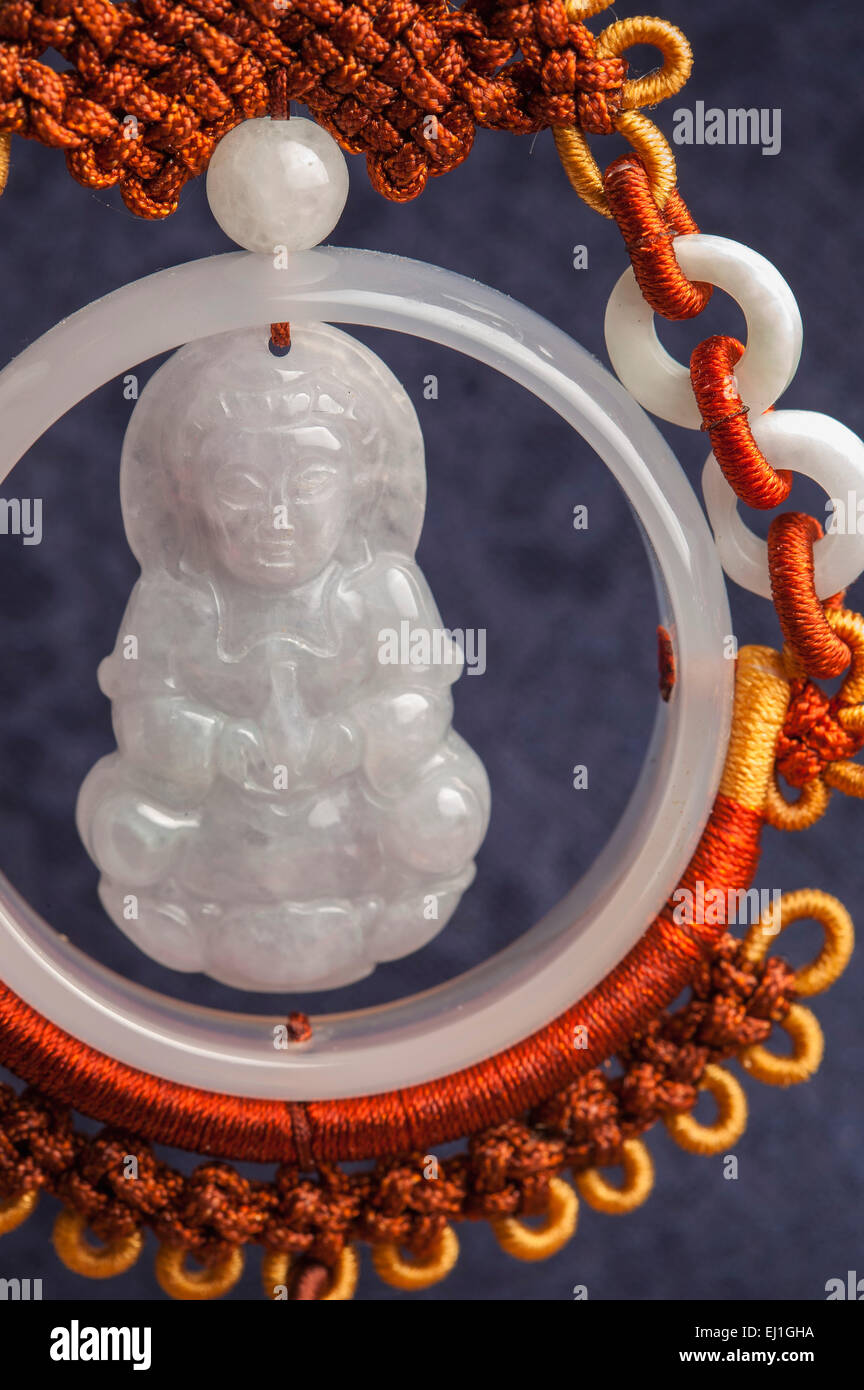 Chinese Knotting, Jade Stock Photo - Alamy