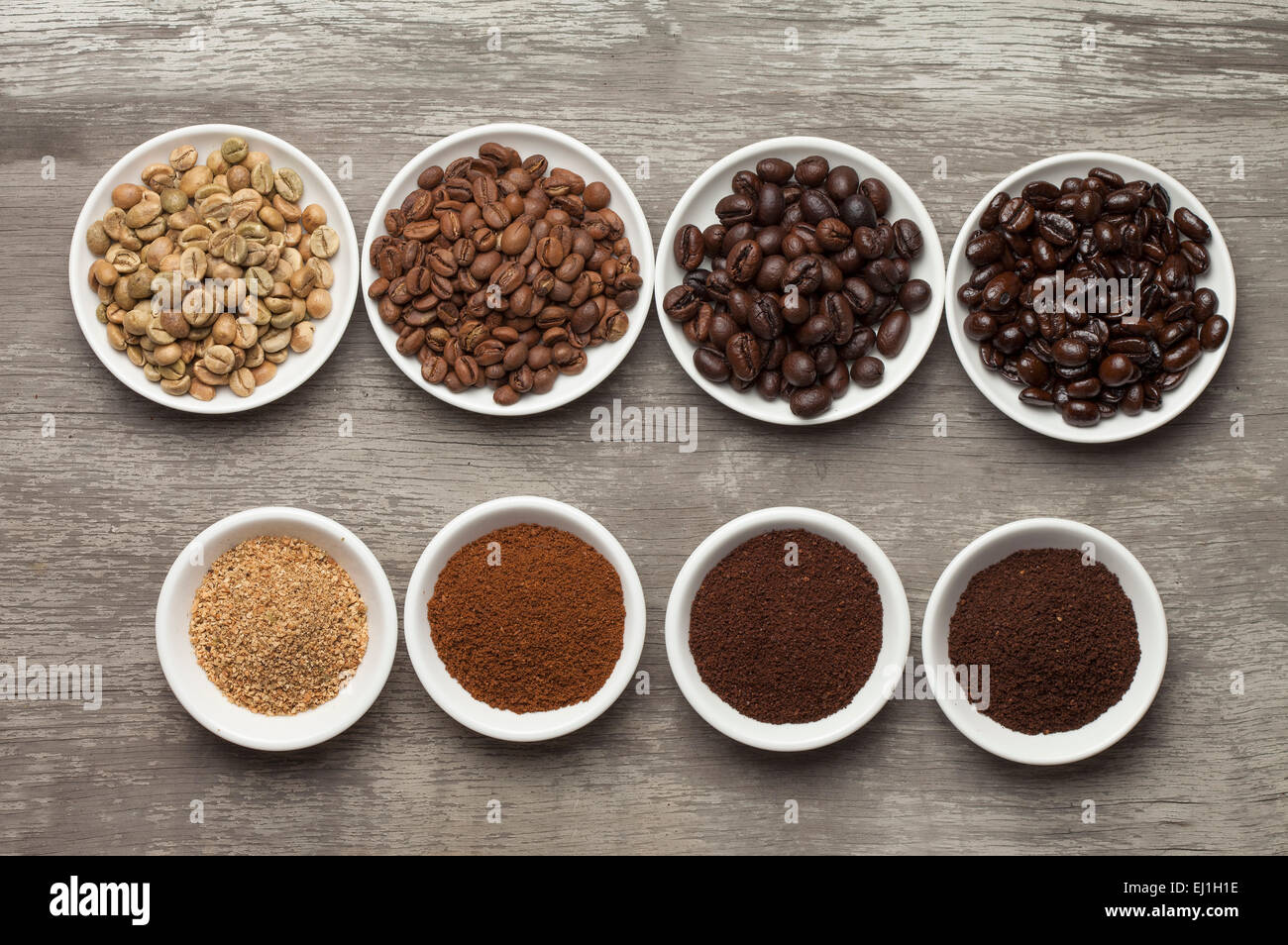 Ground Coffee, Coffee Bean Stock Photo - Alamy